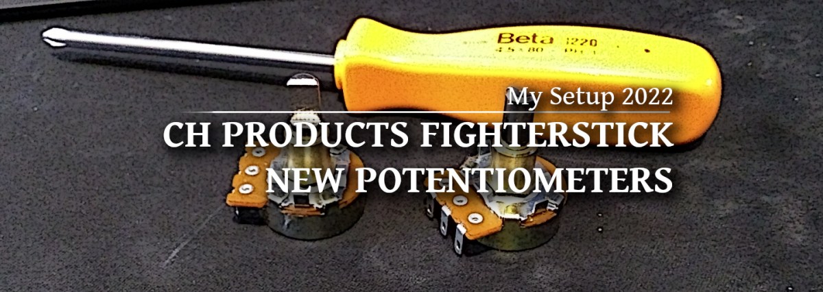CH Fighterstick: New Potentiometers – FlyAndWire